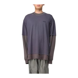 Magliano Schichtiger Langarm Pullover - - Tops - Herren - Blau - S