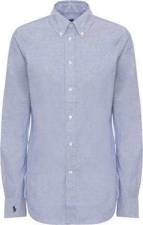 Ralph Lauren Femme, Blouses et Chemises, Bleu, Taille: 36 FR Cotton Shirt