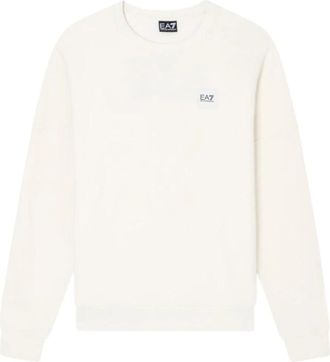 Emporio Armani Emporio Armani Ea7, Homme, Sweatshirts et sweats à capuche, Beige, Taille: XS Logo Series SweaT-shirt