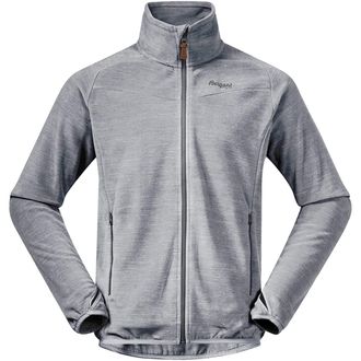 Bergans Hareid Fleece Jacket NoHood - Aluminium - XXL