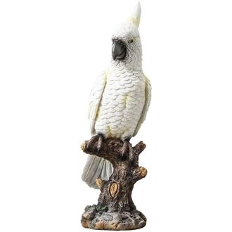 Generic Muteitt Papageienstatue Aus Kunstharz, Ornamente F&uuml;r B&uuml;rotischdekorationen, Gef&auml;lschte Papageienfigur, Skulptur, Desktop-Ornament, Vogelstatue F&uuml;r Hei