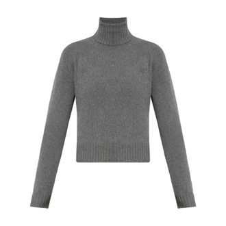 Ami Casual Grauer Kaschmir Wollpullover - - Knitwear - Damen - Grau - M