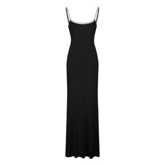 Elisabetta Franchi Red Carpet Kleid - - Dresses - Damen - Schwarzk - XL