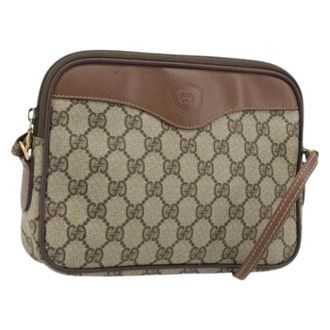 Gucci Sac bandouli&egrave;re GG Canvas Vintage Pre-owned - Femme - Pre-owned - Beige - Taille: ONE Size