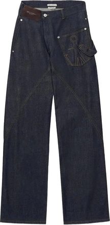J.W.Anderson Homme, Jeans, Bleu, Taille: W36 Twisted Workwear Jeans