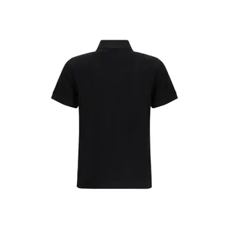 Fendi Mens Black Cotton Polo Shirt