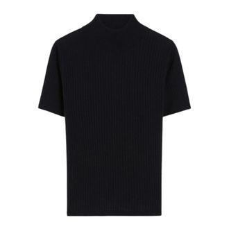 Max Mara Schwarzer Seiden- und Wollpullover mit Rollkragen - - Knitwear - Damen - Schwarzk - M