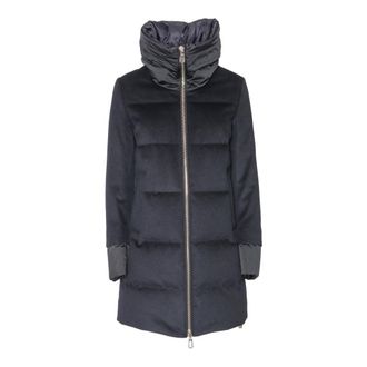 Duno Gesteppter Woll-Puffer - - Coats - Damen - Schwarzk - 2XL