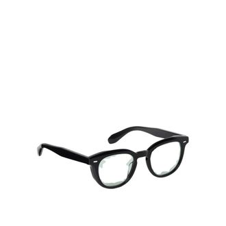 Oliver Peoples Homme, Accessoires, Noir, Taille: ONE Size Lunettes de soleil à verres verts