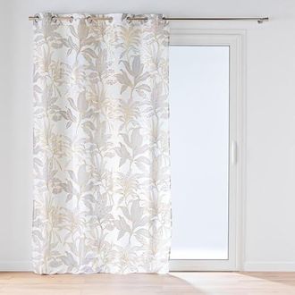 Douceur d'Intérieur Ösenvorhang, 135 x 280 cm, Vayana, Natur, Bedruckt