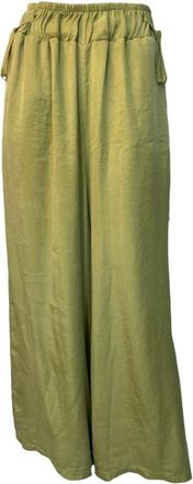 Vicolo Femme, Pantalons, Vert, Taille: 42 FR Tab0570 Pantalon Large