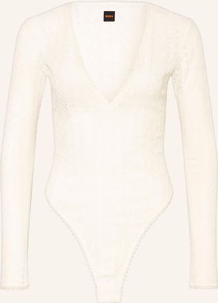 HUGO BOSS Spitzenbody Ikylia weiss