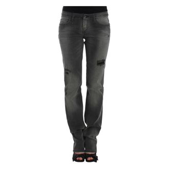 Costume National Femme, Jeans, Gris, Taille: W26 Jean droit gris Denim Delight