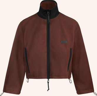 SKIMS Skims Lounge-Fleecejacke Teddy braun