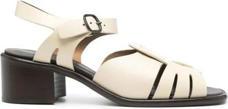 Hereu Femme, Chaussures, Beige, Taille: 41 EU Flat Sandales