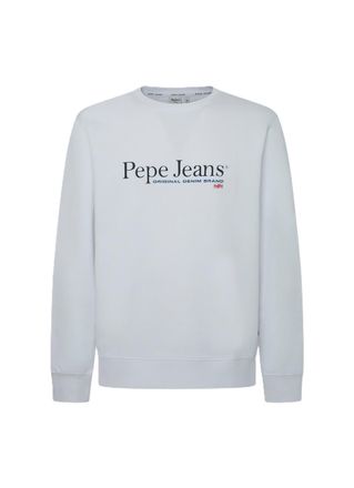 Pepe Jeans London Herren Sean Sweatshirt, Weiß (Weiß), S