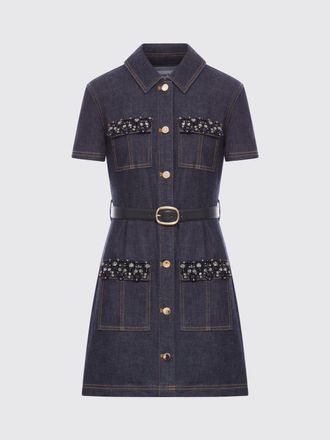 Self Portrait Robe SELF-PORTRAIT Femme couleur Bleu