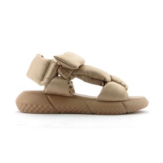 Elena Iachi Femme, Chaussures, Beige, Taille: 40 EU E3200 Flat Sandal