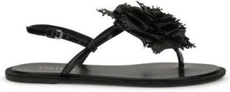 Le Silla Femme, Chaussures, Noir, Taille: 37 EU Bos Taurus Flat Sandales