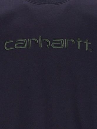 Carhartt Work in Progress Mens Sweatshirt Cotton-Blend Dark Navy Sweatshirts Sweater