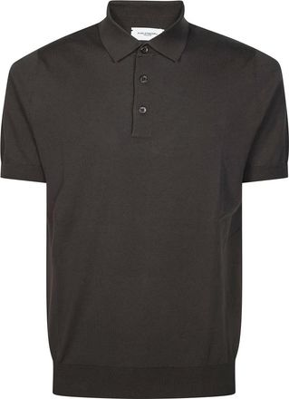 Paolo Pecora Homme, Tops, Brun, Taille: XL Maglia a Polo