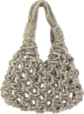 Hibourama Bags Hobo Bags - Vannifique - Mini Jewelled Bag Studded - Gr. unisize - in Grau - f&uuml;r Damen