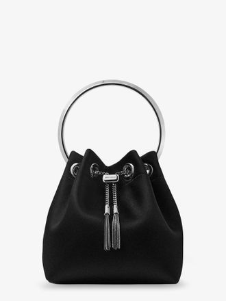 Jimmy Choo London Bon Bon satin bucket bag - JIMMY CHOO - gender_Woman