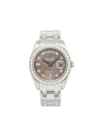 Rolex montre Day-Date 39 mm pre-owned - Gris