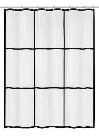 Kleine Wolke Duschvorhang PEVA Brooklyn Clear 180 x 200 cm