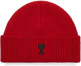 Ami Beanie Contrasted Quota Ami De Coeur