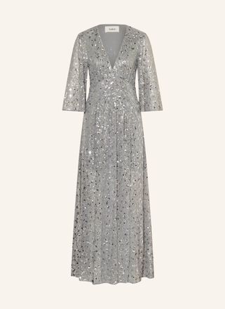 BA&SH Ba&Sh Mesh-Kleid Conny Mit Pailletten grau