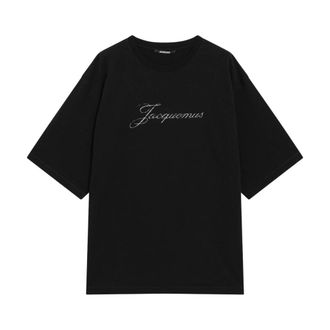 Jacquemus Le T-shirt - Homme - Tops - Noir - Taille: S