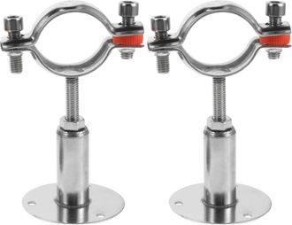 SOLUSTRE VILLFUL 2 St&uuml;ck Teiliges Wand-weinregal aus Robustem Metall Verstellbarer Single-flaschenhalter f&uuml;r Wein Getr&auml;nkeflaschen Einfache Montage Platzsparen