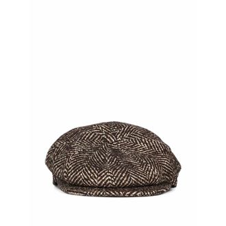 Tagliatore Buddy Flat Cap - - Accessories - Herren - Braun - 60 CM