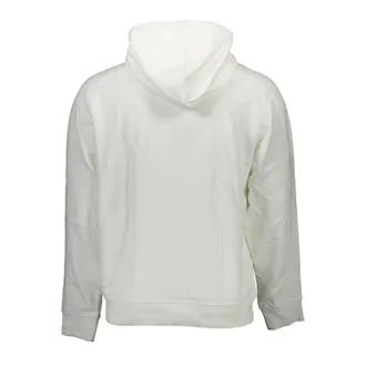 Calvin Klein Organic Cotton Logo Hoodie - White