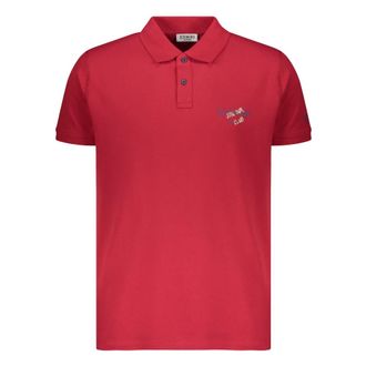 Iceberg Kurzarm-Polo mit Logo - - Tops - Herren - Rot - M
