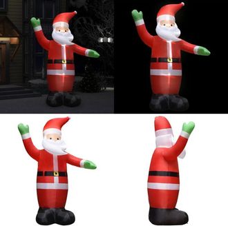 vidaXL LED Weihnachtsmann Aufblasbar mit LEDs Weihnachtsdeko IP44 3 m - LED Weihnachtsmann - Weihnachstsdeko - Outdoor Beleuchtung - Gartendekoration