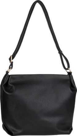 Gabor Hobo GABOR Telia, Damen, Gr. B/H/T: 37cm x 29cm x 13cm, schwarz, Polyurethan, clean, gepflegt, unifarben, Taschen Hobo, dezente Falten, eleganter Rei&szlig;