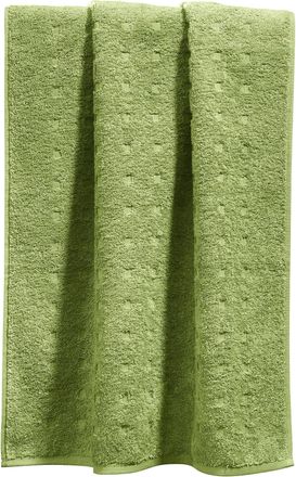 Möve Duschtuch Quadretti Walk-Frottier grün Größe 67x140 cm