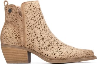 Refresh Freizeitstiefeletten Damen Beige - Bequeme und vielseitige Schuhe - Casual Mode - Modell 17504101 (Gr&ouml;&szlig;e 38)