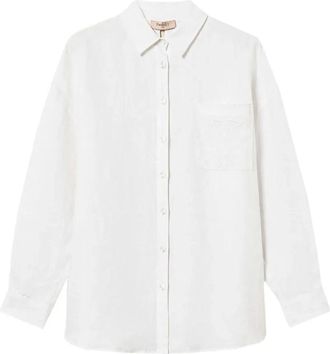 Twinset Femme, Blouses et Chemises, Blanc, Taille: 38 FR Chemises
