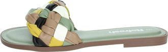 Refresh Damen Flache Sandale, Khaki 79478, 36 EU