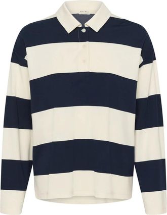 Part Two Femme, Tops, Multicolore, Taille: 42 FR After Midnight Stripe Polo