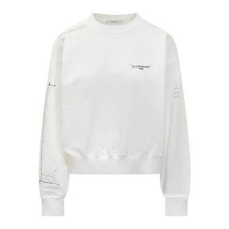 Givenchy Damen, Sweatshirts & Hoodies, Wei&szlig;, SGr&ouml;&szlig;e