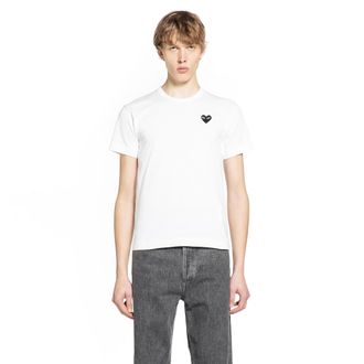 Comme Des Gar&ccedil;ons Heart Cotton T-Shirt