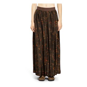 Uma Wang UMA Wang, Femme, Jupes, Brun, Taille: 40 FR Gillian Skirt