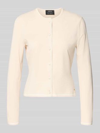 Marc Cain Strickjacke mit Label-Detail