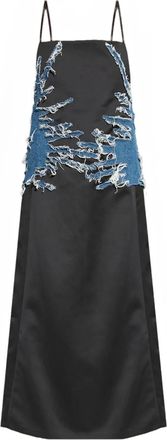 Y / Project Kleid aus Satin - Blau