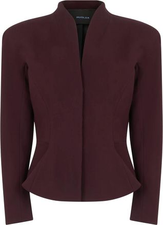 MUGLER Femme, Vestes, Violet, Taille: 38 FR Manteaux