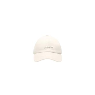 Jacquemus Femme, Accessoires, Blanc, Taille: 56 CM La Casquette Gadjo